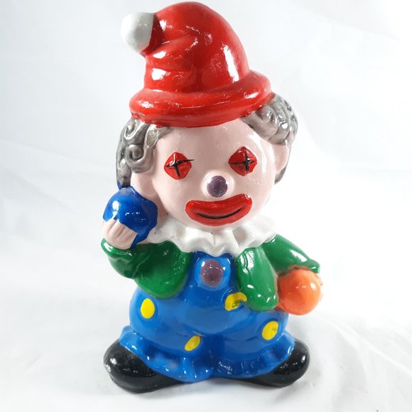Accents | Vintage Clown Coin Bank Happy Scary Clown Ceramic Hand ...